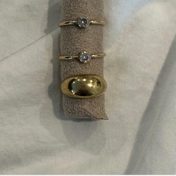 Miranda Frye | Jewelry | Miranda Frye Gold Plated Brass Womens Rings ...